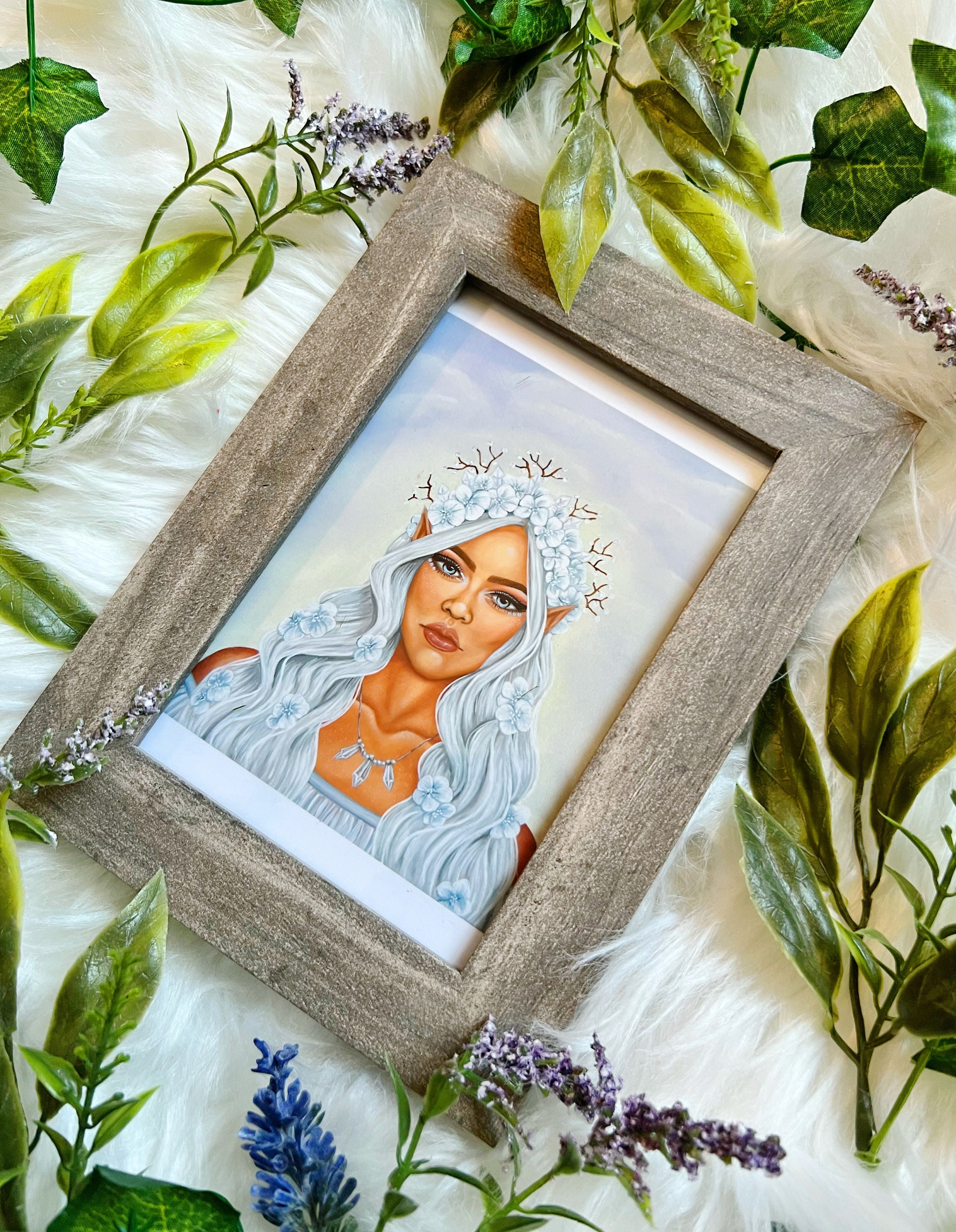 Fairy Art Print - Periwinkle Fairy - Fairy Art, Whimsical Faerie, Fairy ...