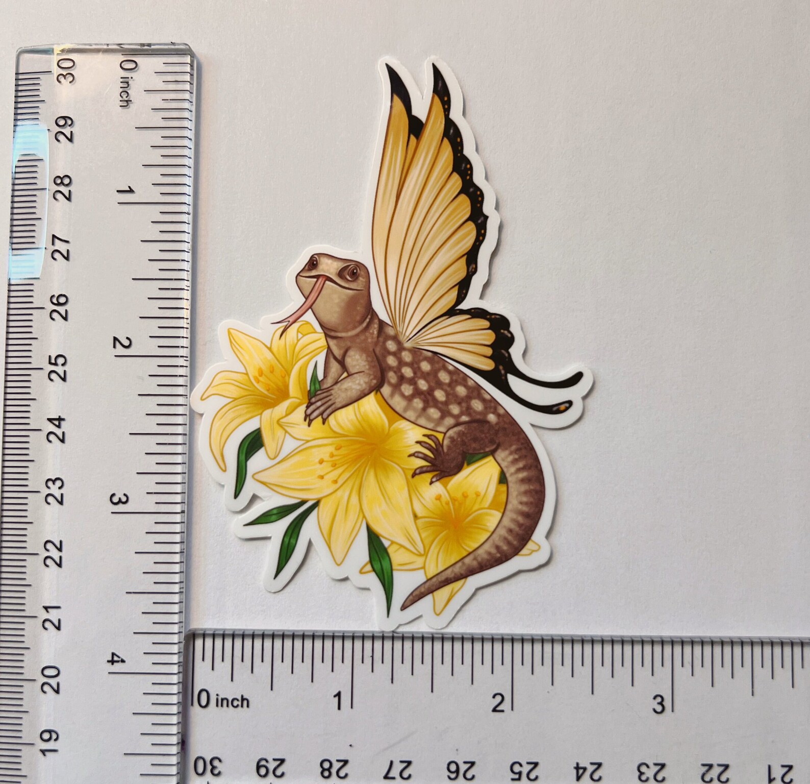 Savannah Monitor Sticker Fairy Sticker, Reptile Art, Cute Animal ...