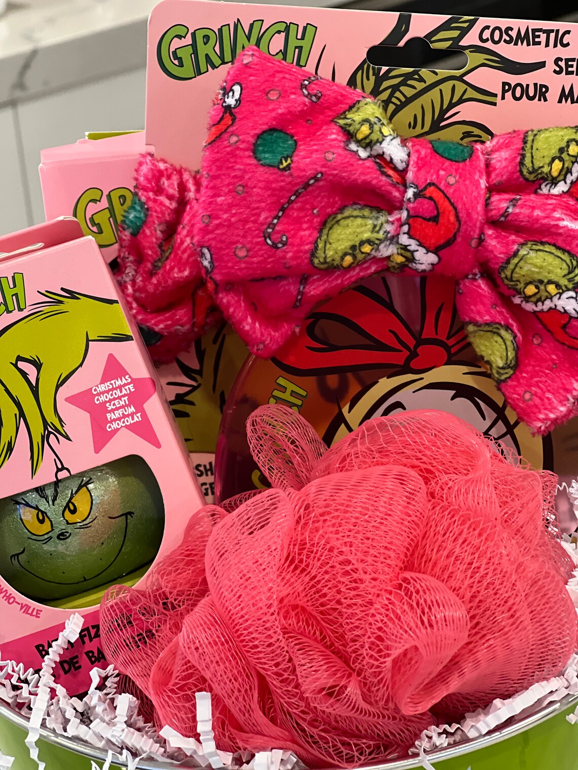 Grinch Spa Gift Basket - Etsy