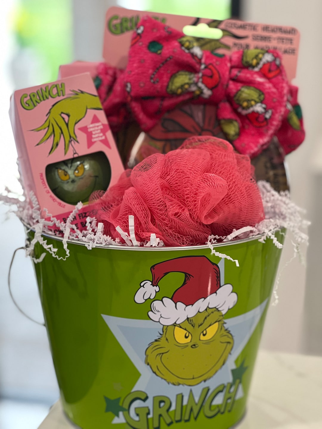 Grinch Spa Gift Basket - Etsy