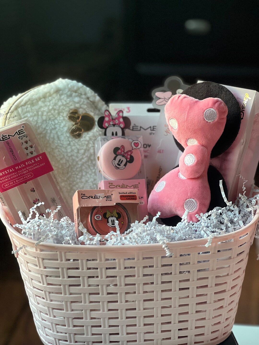 Minnie Mouse Easter Spa Relaxation Basket - Etsy