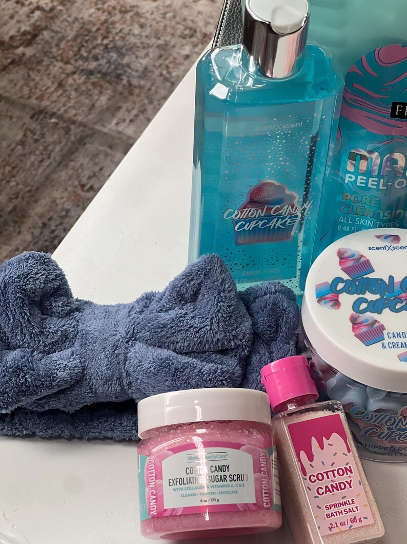 Cotton Candy Spa Basket - Etsy