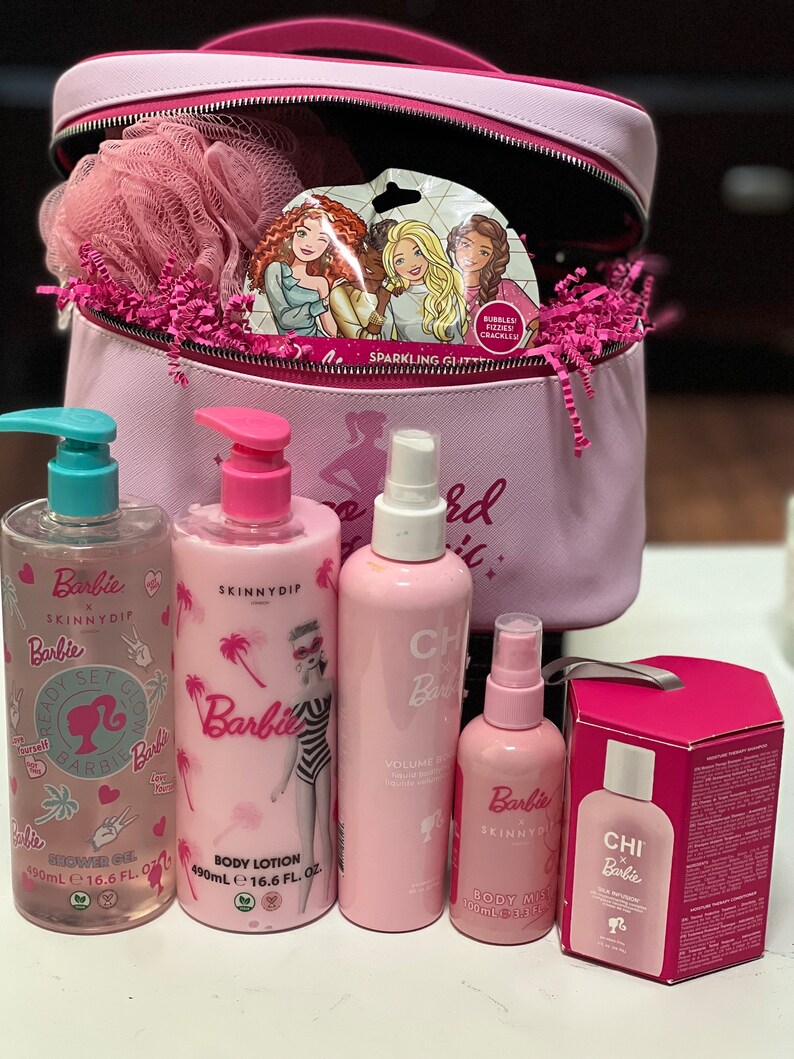 Barbie Toiletry Beauty Gift Basket - Etsy