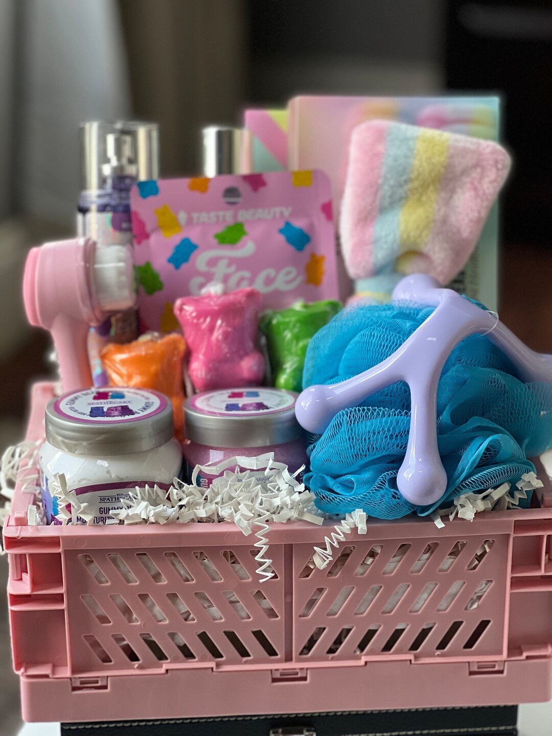Gummy Bear Spa Bath Gift Basket - Etsy