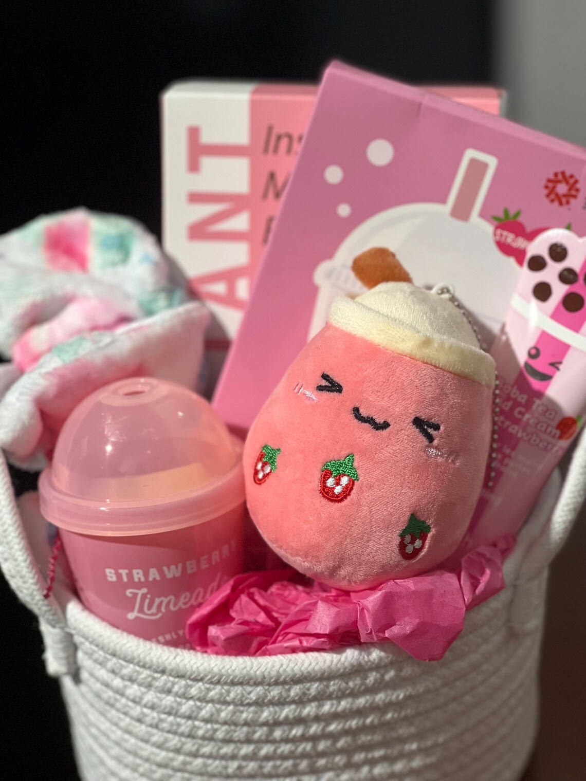 Boba Bubble Tea Basket - Etsy