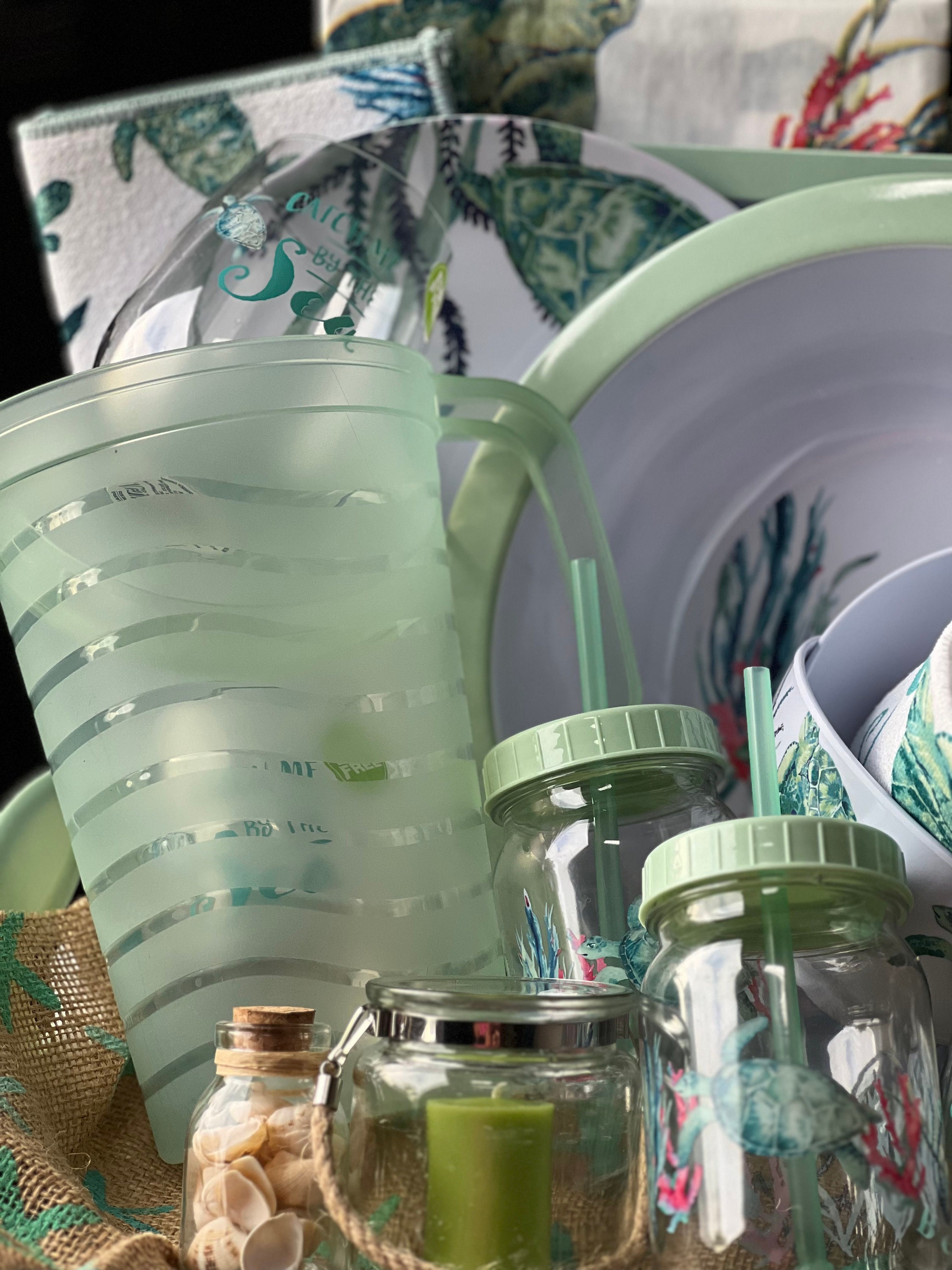 Beach Picnic Seaside Nautical Bucket - Etsy