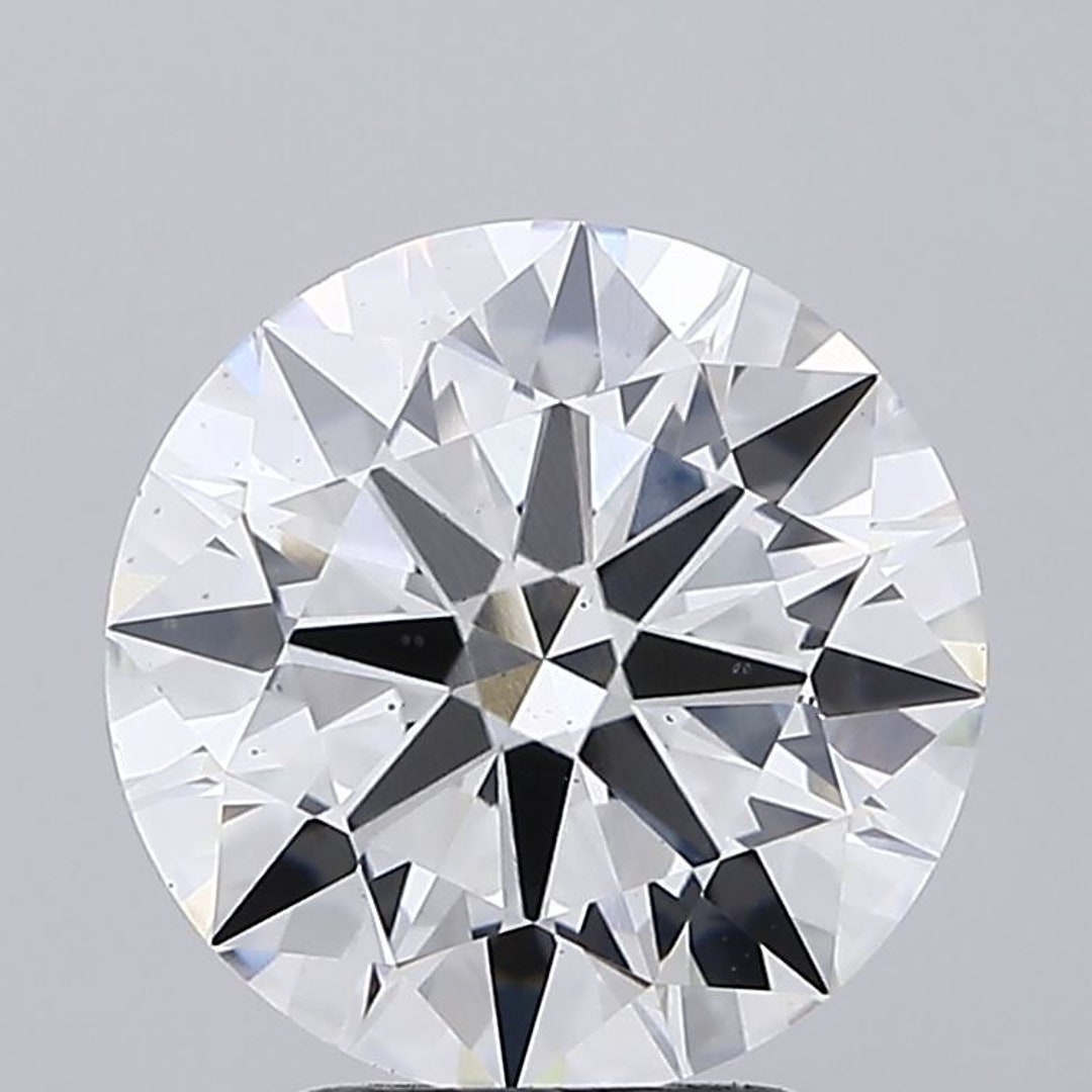 Round 2.94ct G VS2 / IGI Certified Diamond Round Shape / G Color VS2 ...