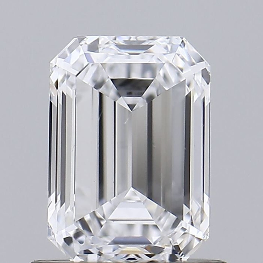 Emerald 1.00ct E VS2 / VS2 Lab Grown Diamond / IGI Certified CVD Diamond / Diamond for ...