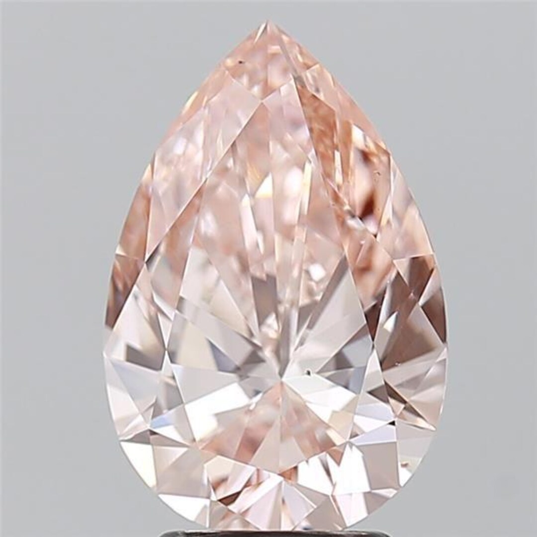 Pear 3.01ct Fancy Brownish Pink VS1, IGI Certificate, Loose Lab Grown Diamond - Etsy Canada