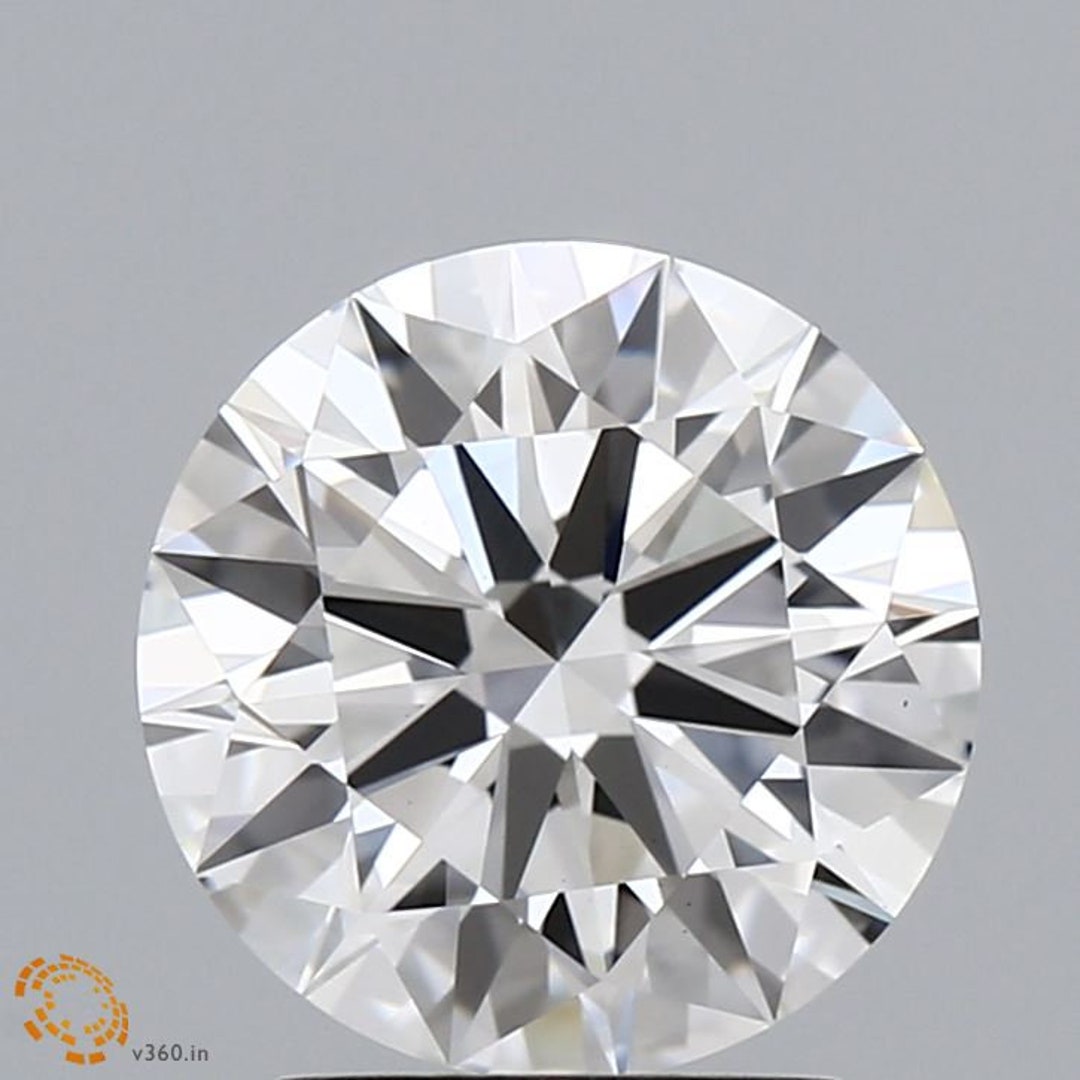 Round 2.42ct G VS1, Lab Grown Loose Diamond Ideal Cut With IGI Certification Diamond for Ring - Etsy