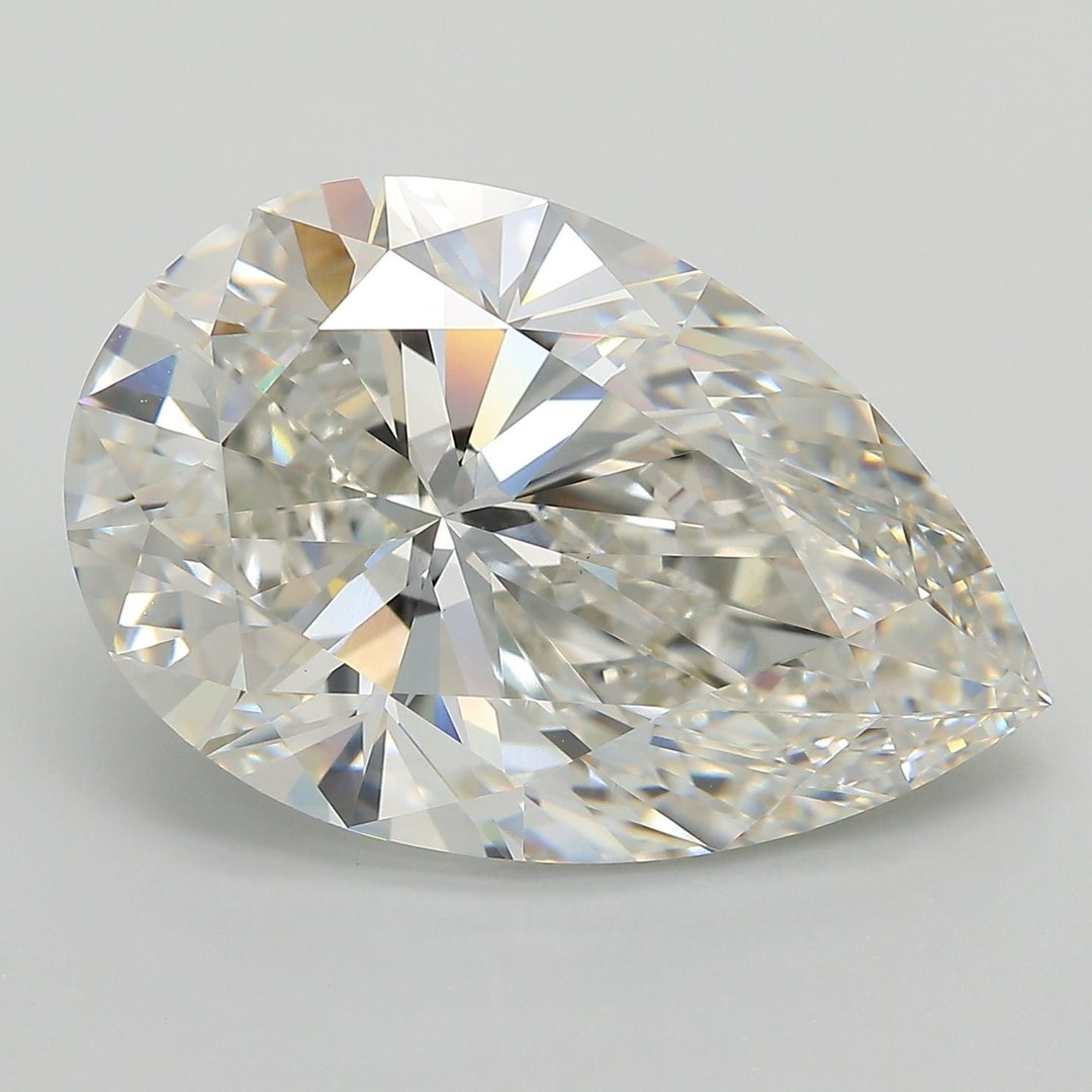 Pear 11.57ct G VVS2, Lab Grown Diamond / IGI Certified Loose Diamond / Diamond for Engagement ...