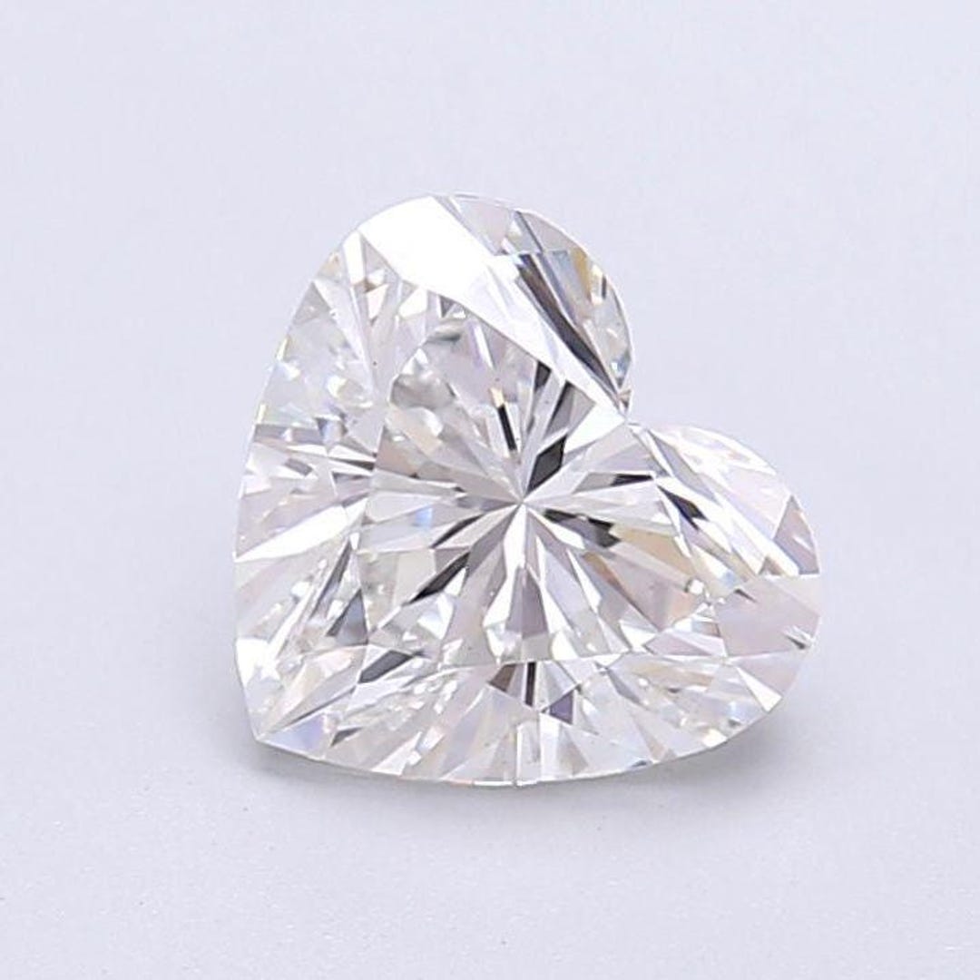 1.57ct Heart Lab Grown Diamond | F Color VS2 | IGI Certified | CVD | No ...