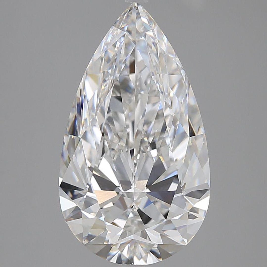 5.02ct Pear Lab Grown Diamond | D Color VVS1 Clarity | IGI Certified ...