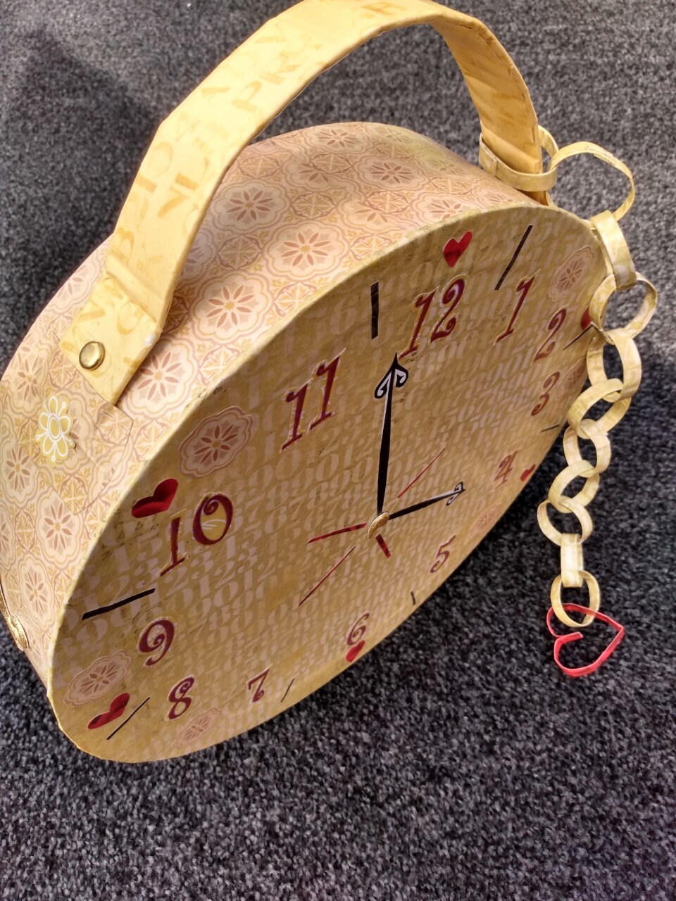 White Rabbit large Pocket Watch Decor - Etsy