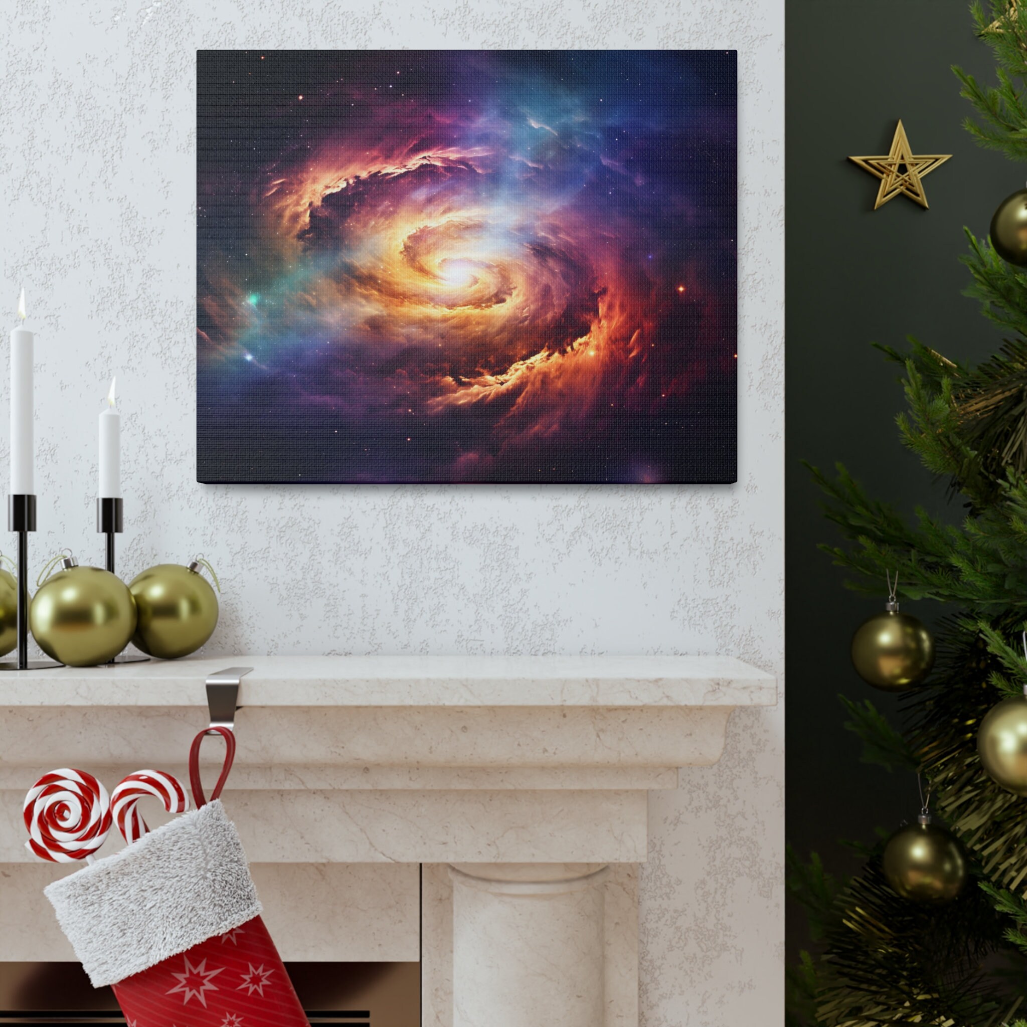 Space Wall Art Galaxy Art Dreamscape Art Canvas Wall Art - Etsy