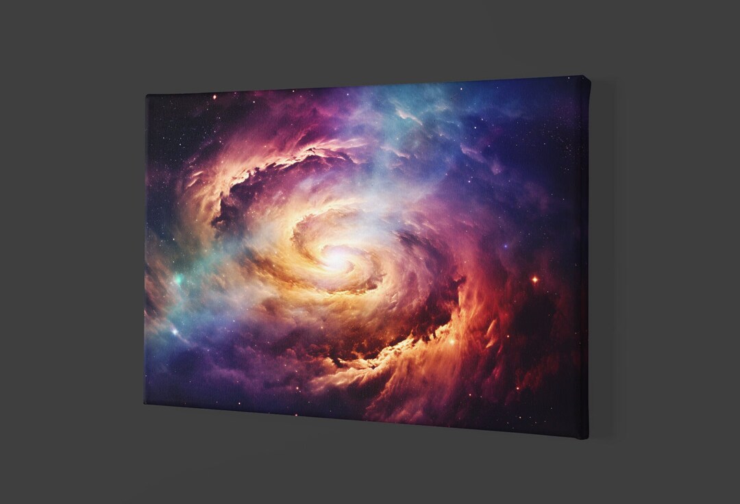 Space Wall Art Galaxy Art Dreamscape Art Canvas Wall Art Space Poster ...