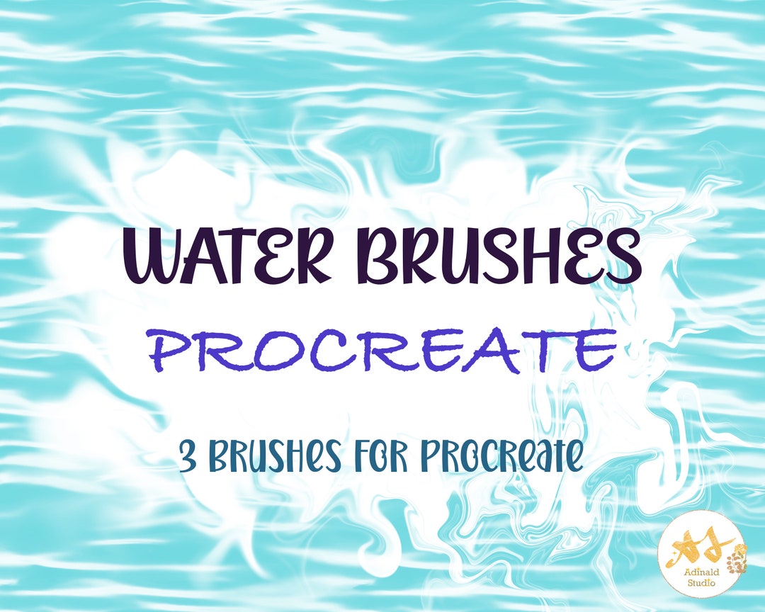 Procreate Water Textures, Procreate Water Brush, Procreate Water ...