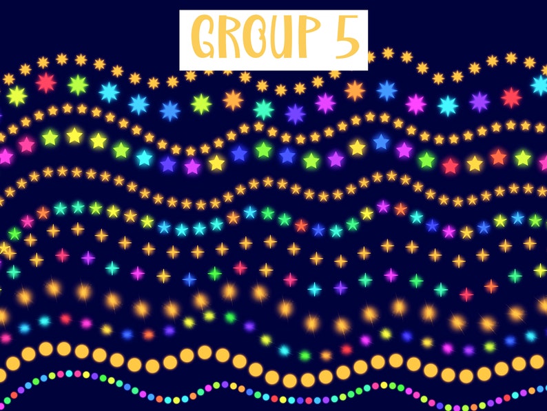 80 Christmas Lights Procreate Brushes, Procreate Brushes Bundle ...