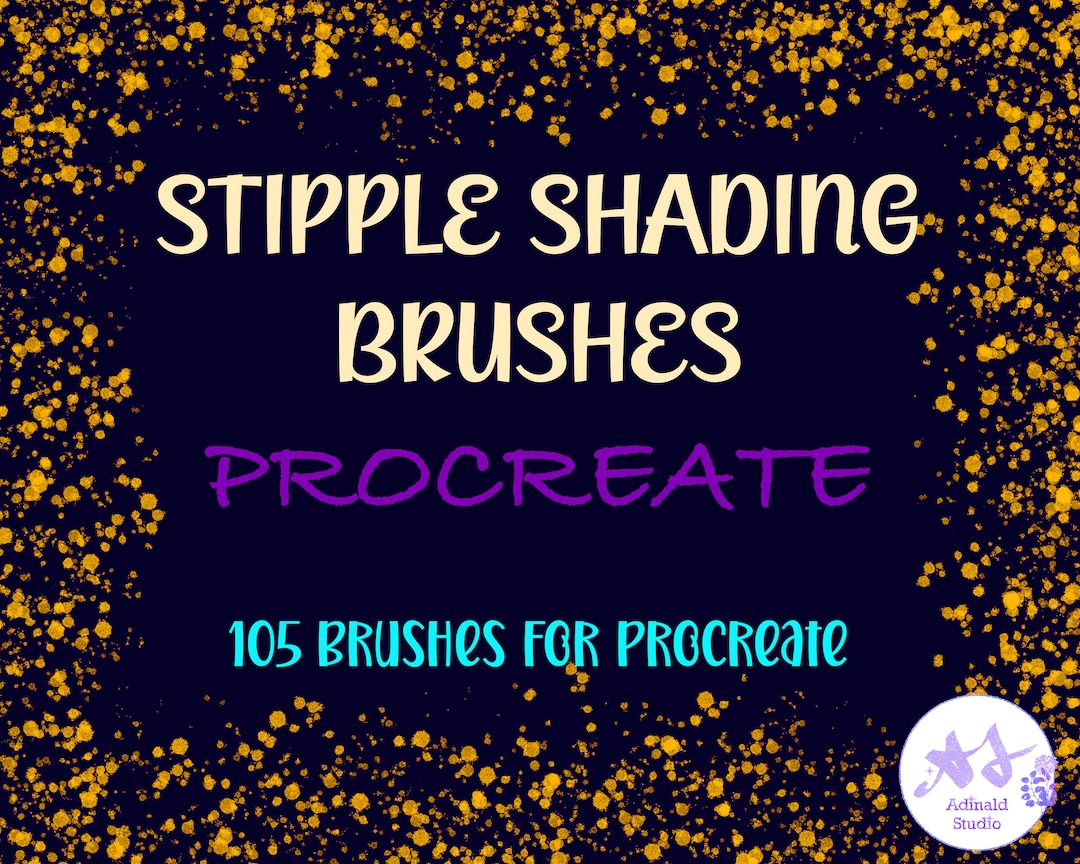 Stipple Shading Brushes, Stippling Brushes for Procreate, Shading and ...
