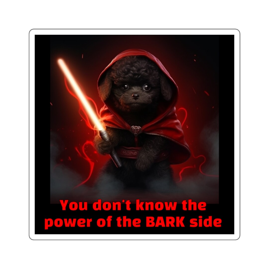 Sith-inspired Poodle Stickers - Etsy
