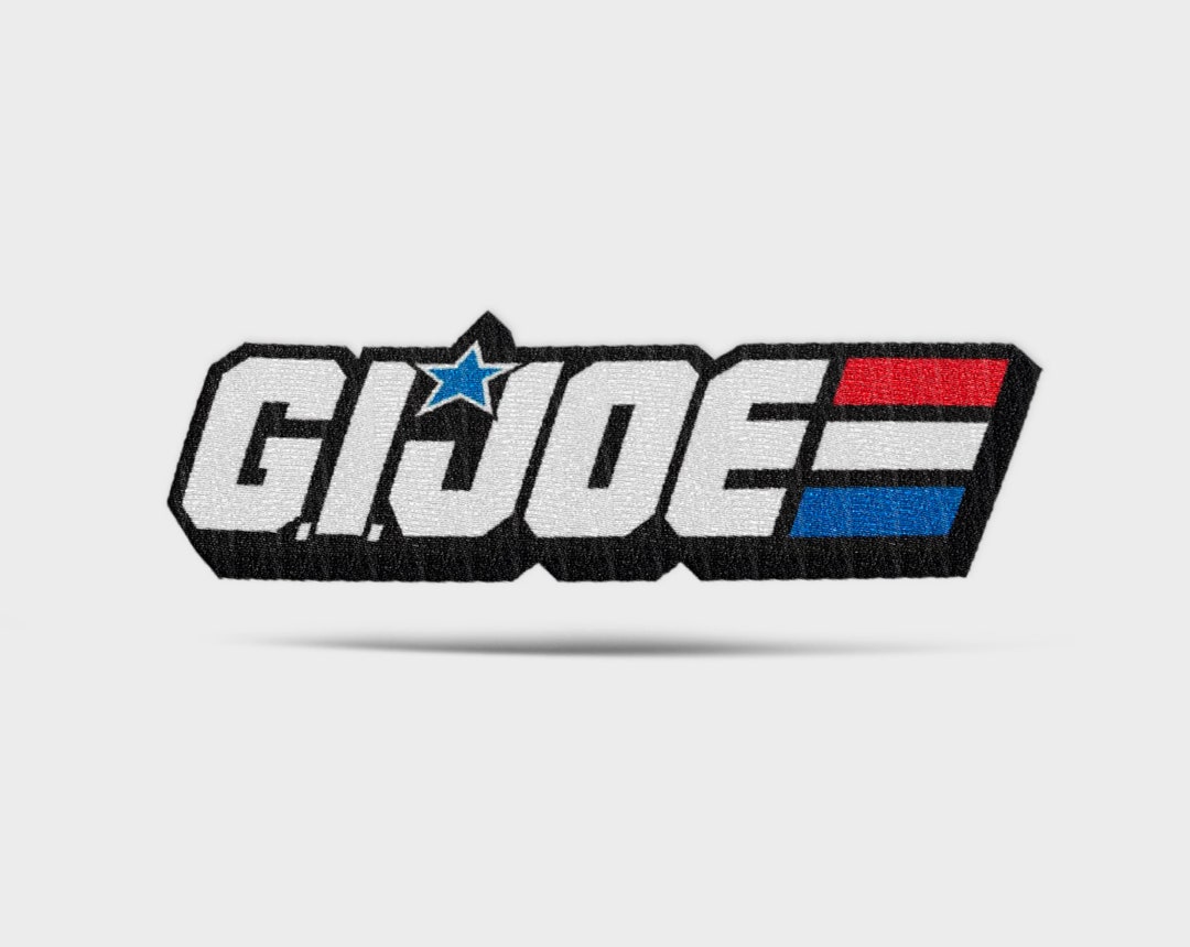 G.I. Joe PES and DST Files Embroidery File Embroidery - Etsy Australia