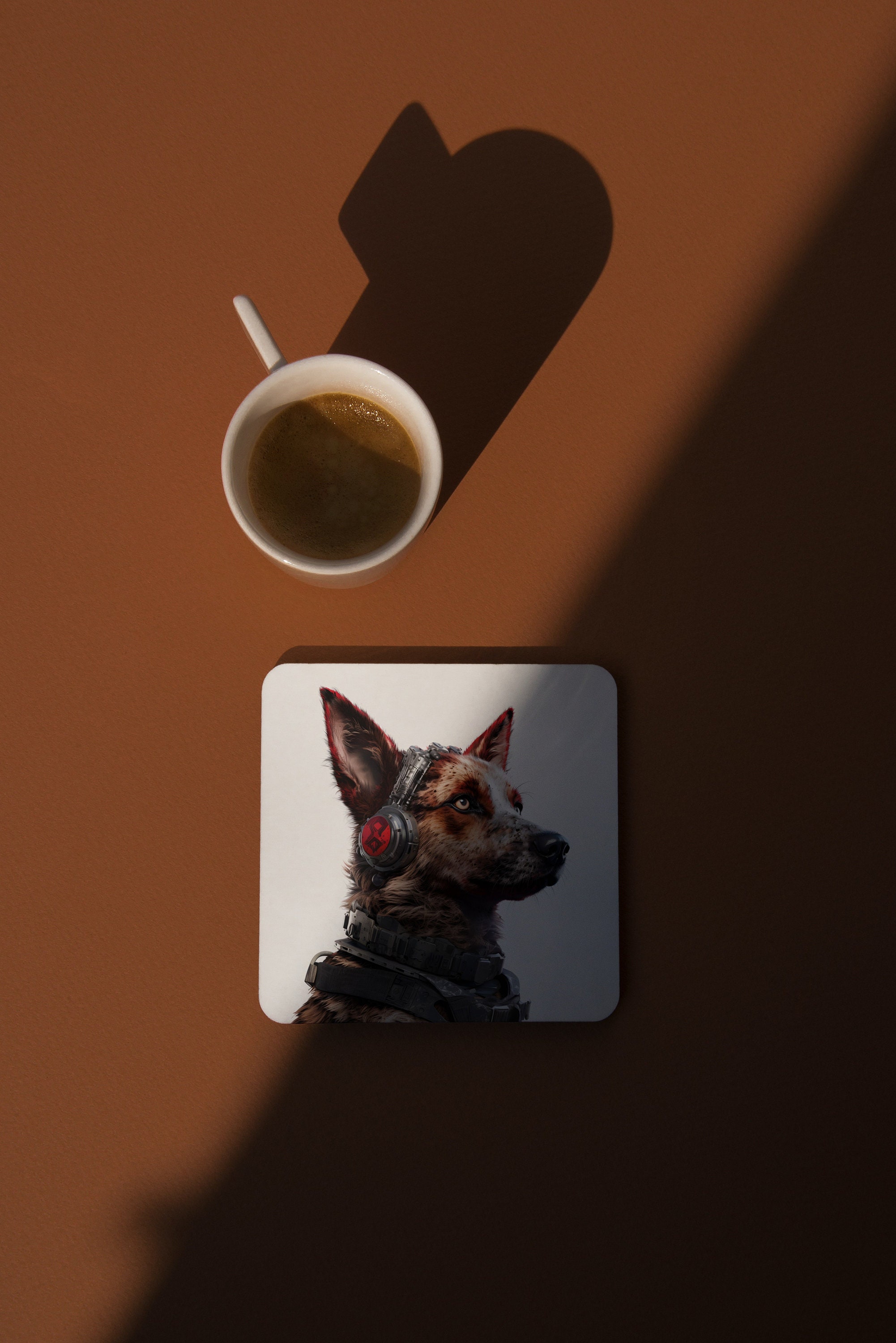 Australian Cattle Dog Cyberpunk Art Print, Red Heeler ACD Painting Wall ...