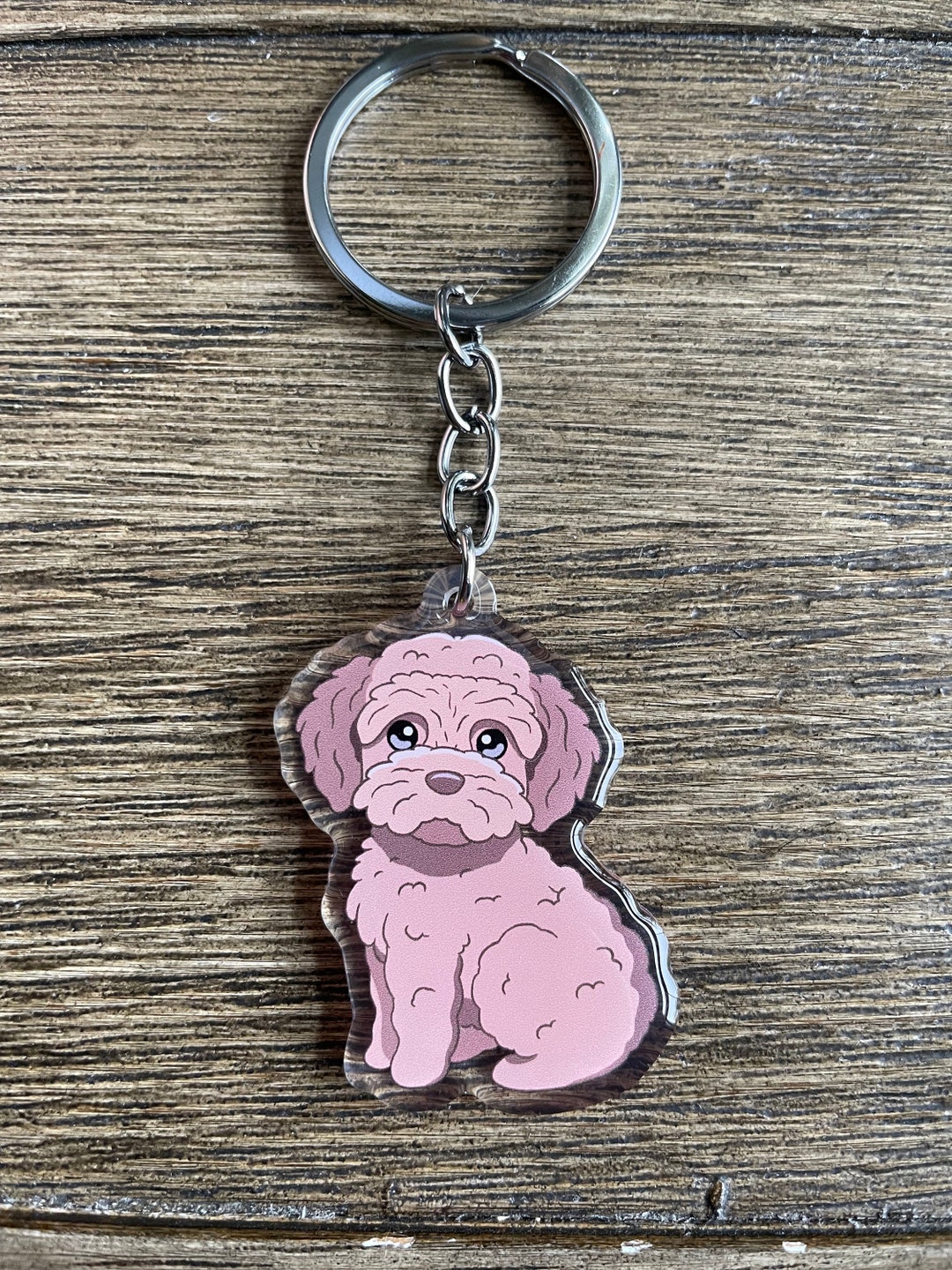 2 Inch Clear Acrylic Keychains Cockapoo Cute Dogs - Etsy
