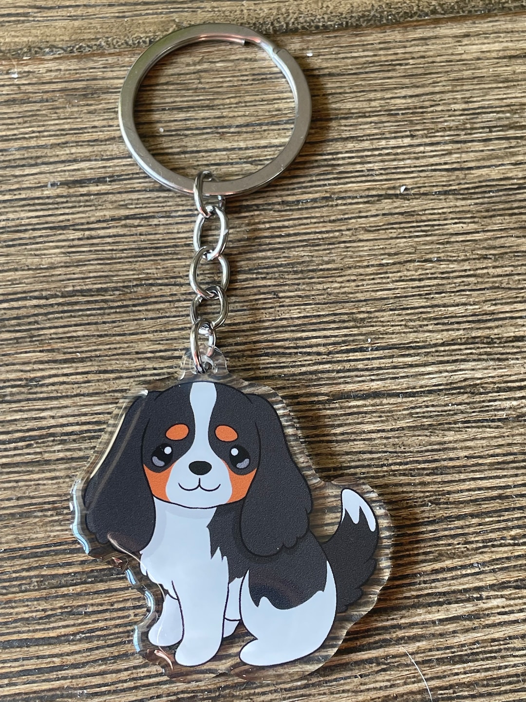 2 Inch Clear Acrylic Keychains - Cavalier King Charles - Cute Dogs ...