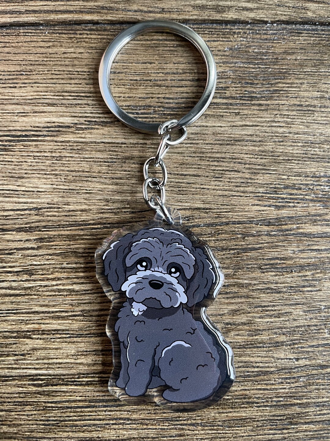 2 Inch Clear Acrylic Keychains - Yorkie Poodle Mix - Cute Dogs, Puppies ...