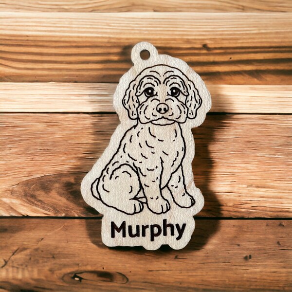 Personalized Keychain of Dogs - Etsy
