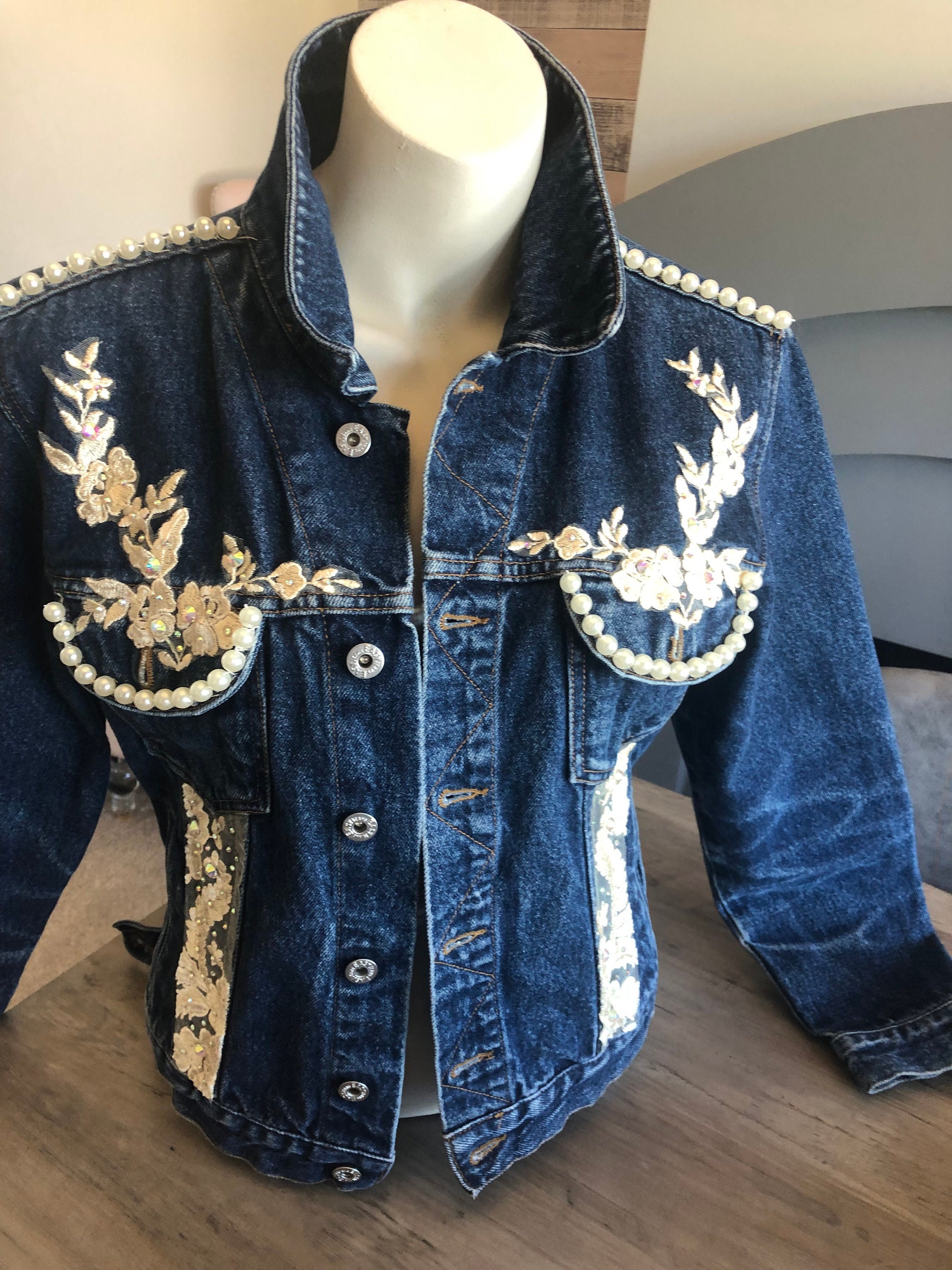 Recycled - Upcycled Denim Jackets - Etsy