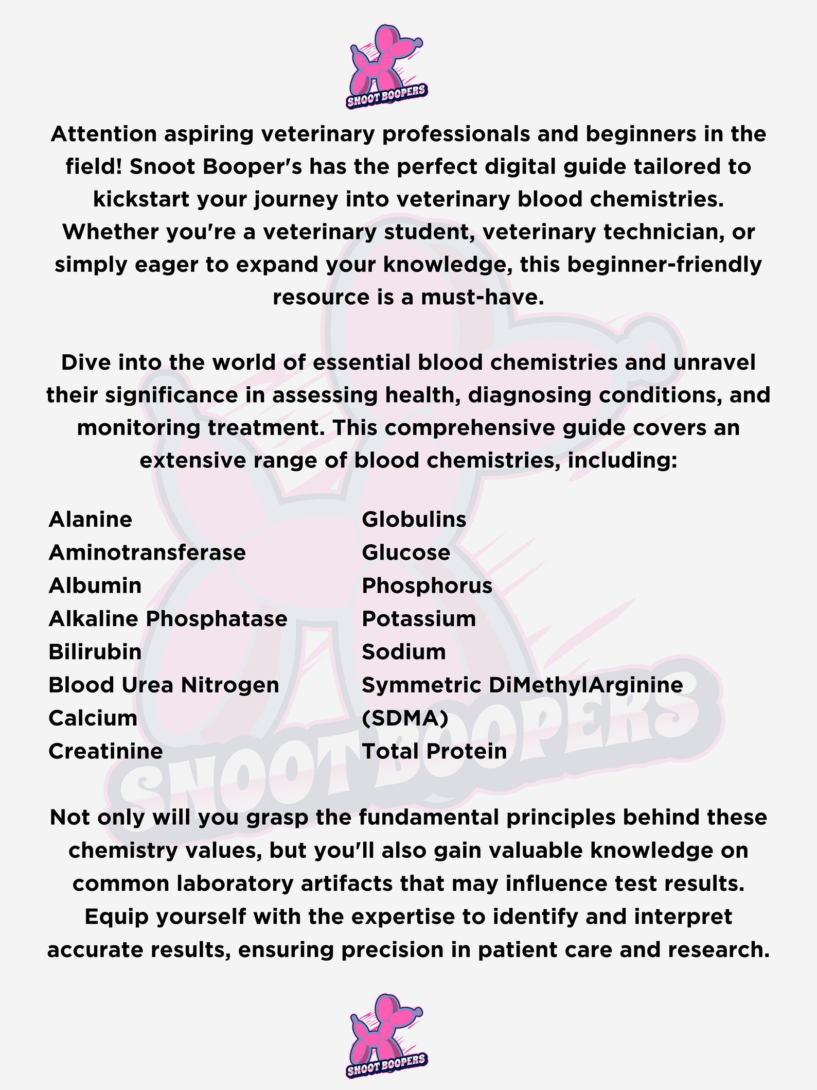 Veterinary Blood Chemistry Digital Guide: Science of Veterinary ...