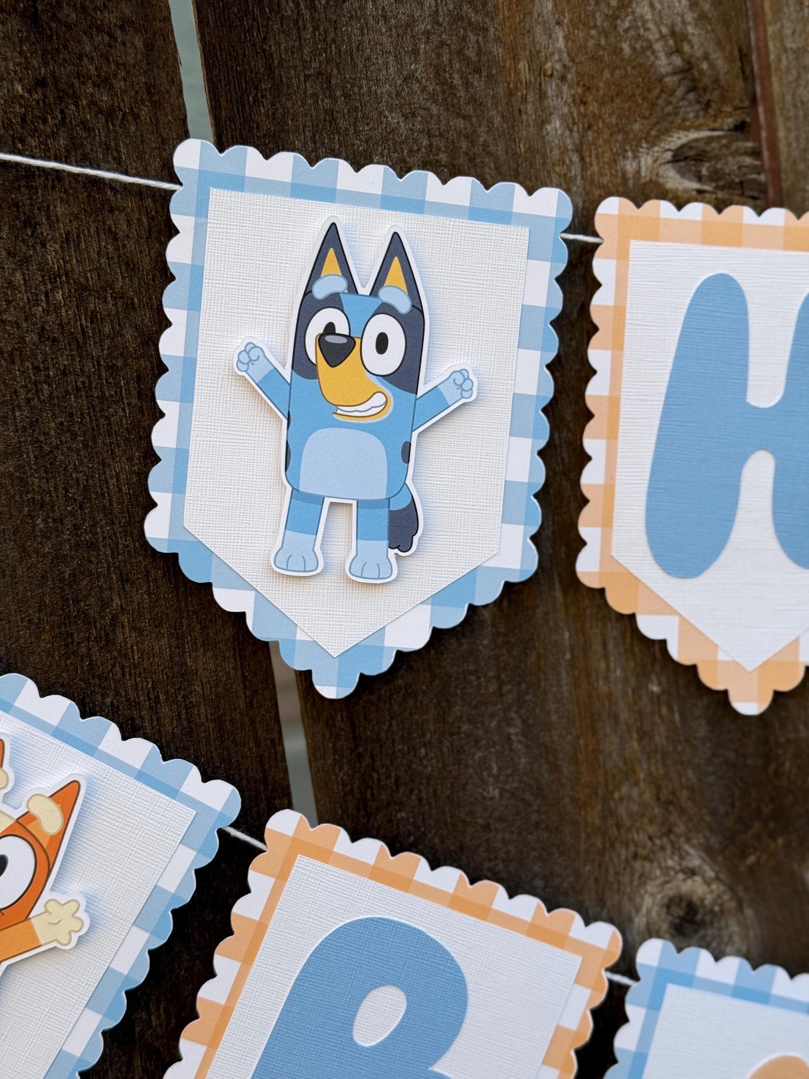 Customizable Bluey Birthday Party Banner Decoration - Etsy