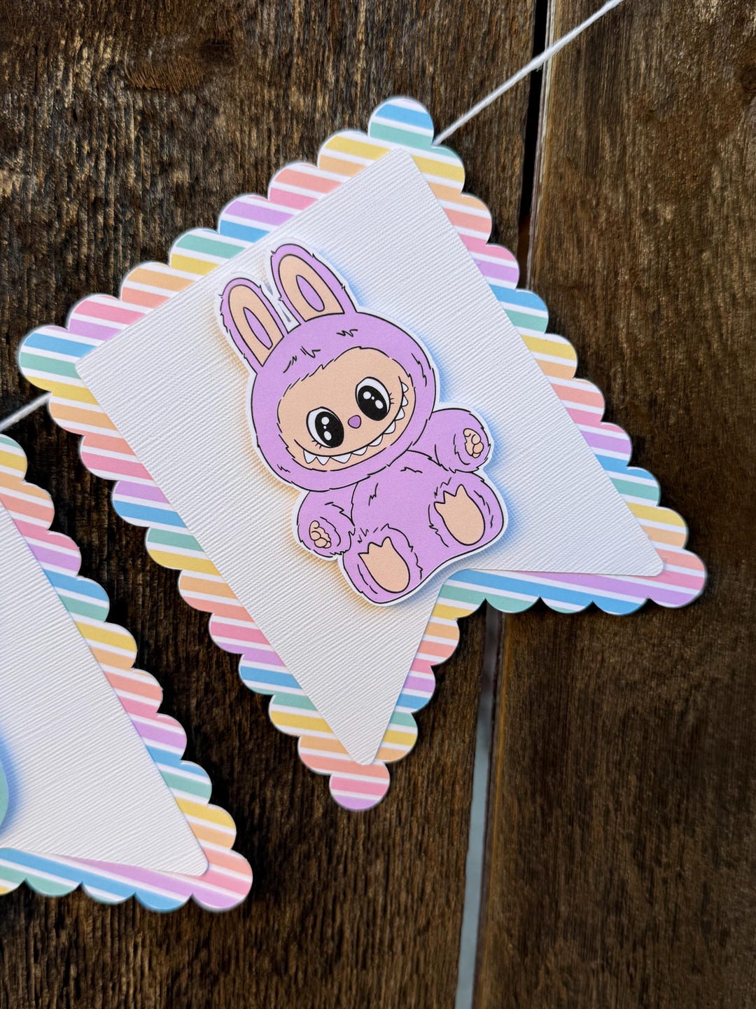 Labubu Birthday Party Banner - Etsy