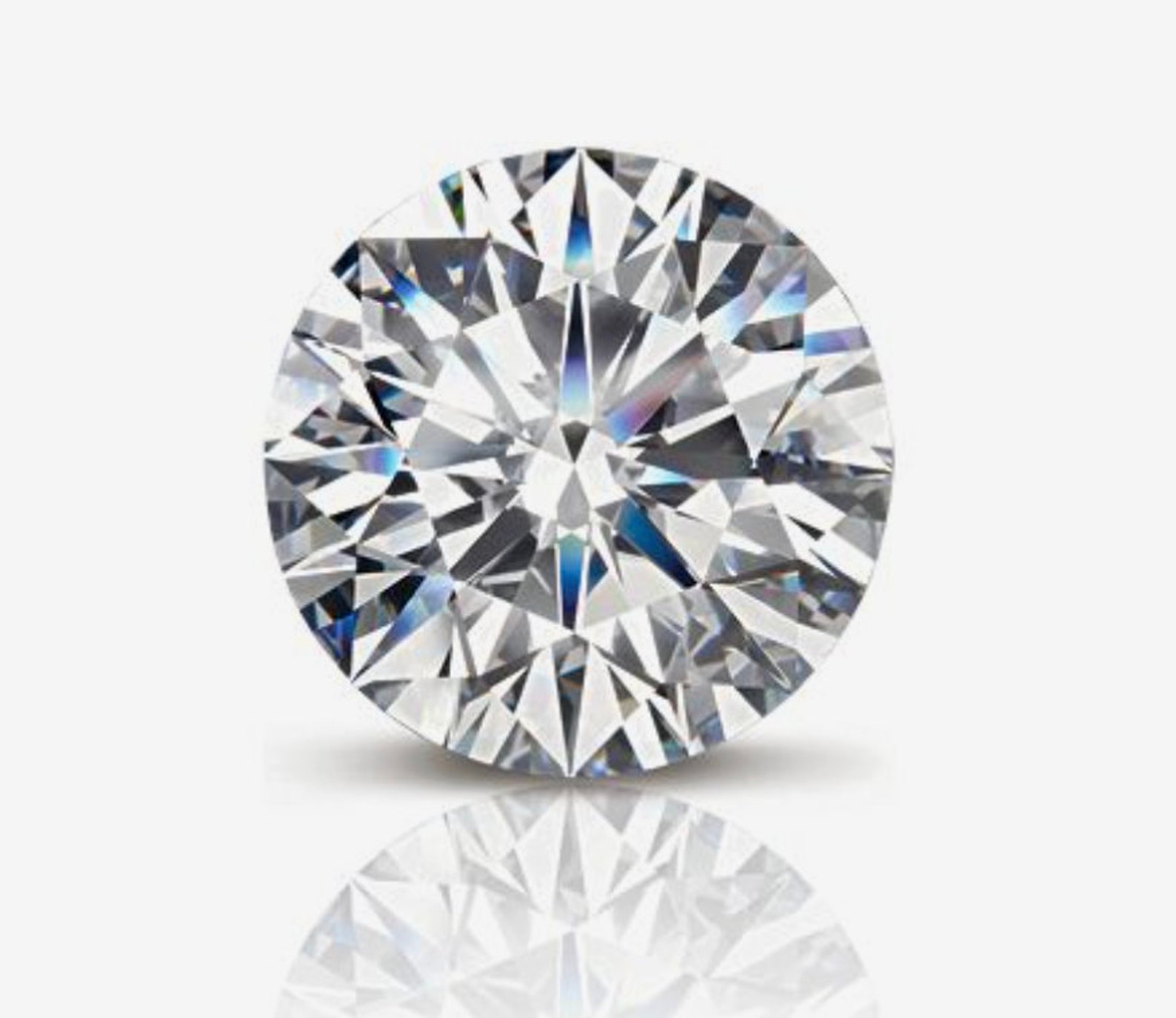 Lab-grown Diamond CVD Round Brilliant Cut 2mm to 8mm 0.25cts to 2cts ...