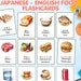Printable Digital Japanese-english Flashcards - Food Set: Hiragana ...