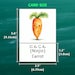Japanese English Study Kawaii Vegetable Flashcards Hiragana Flashcards ...