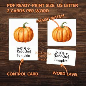 Japanese English Study Autumn Flashcards - Hiragana Flashcards, Learn ...