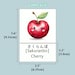 Japanese English Study Kawaii Fruit Flashcards - Hiragana Flashcards ...