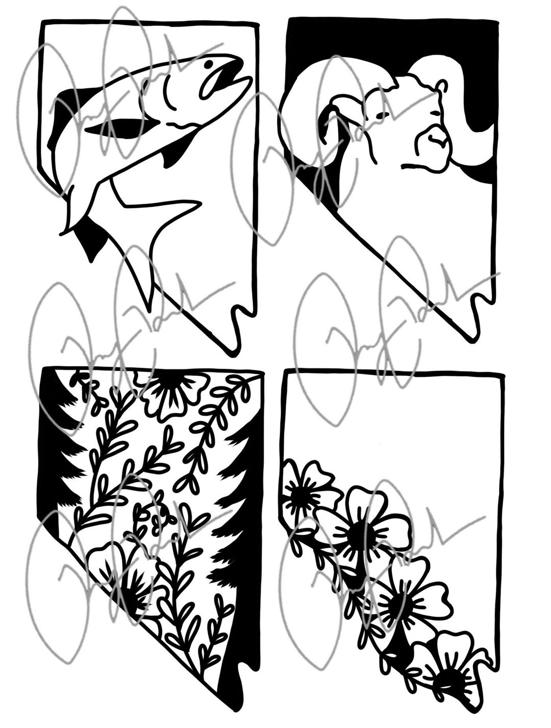 Nevada SVG Files for Cricut | Silhouette | Digital Download - Etsy