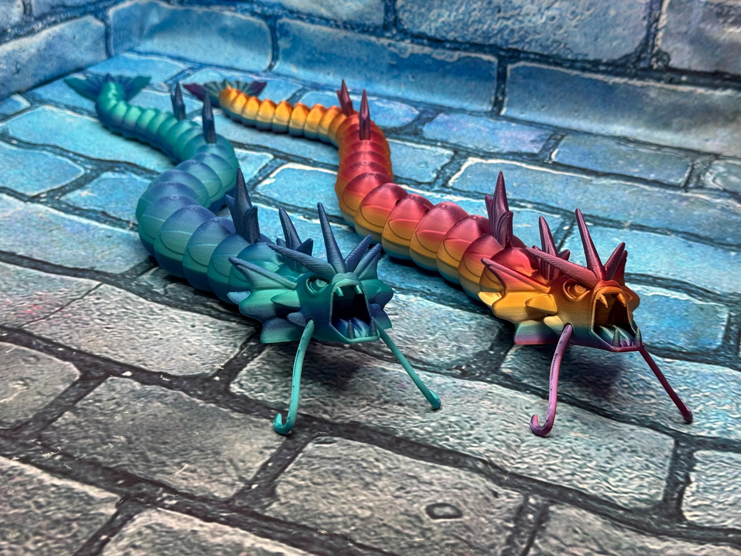 Gyarados - 3D Printed Articulated Flexi Pokémon - Fidget/sensory/toy ...