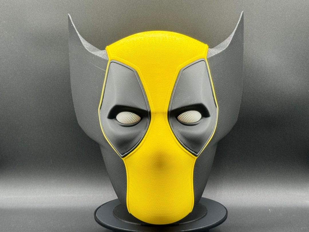 Poolverine Deadpool & Wolverine Inspired Mash-up Helmet/mask 3D Printed ...