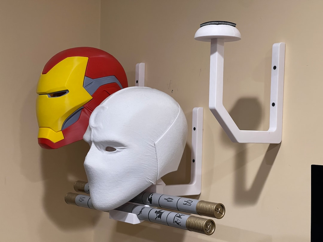 Cosplay Helmet Wall Mount Display Holder 3D Printed - Etsy