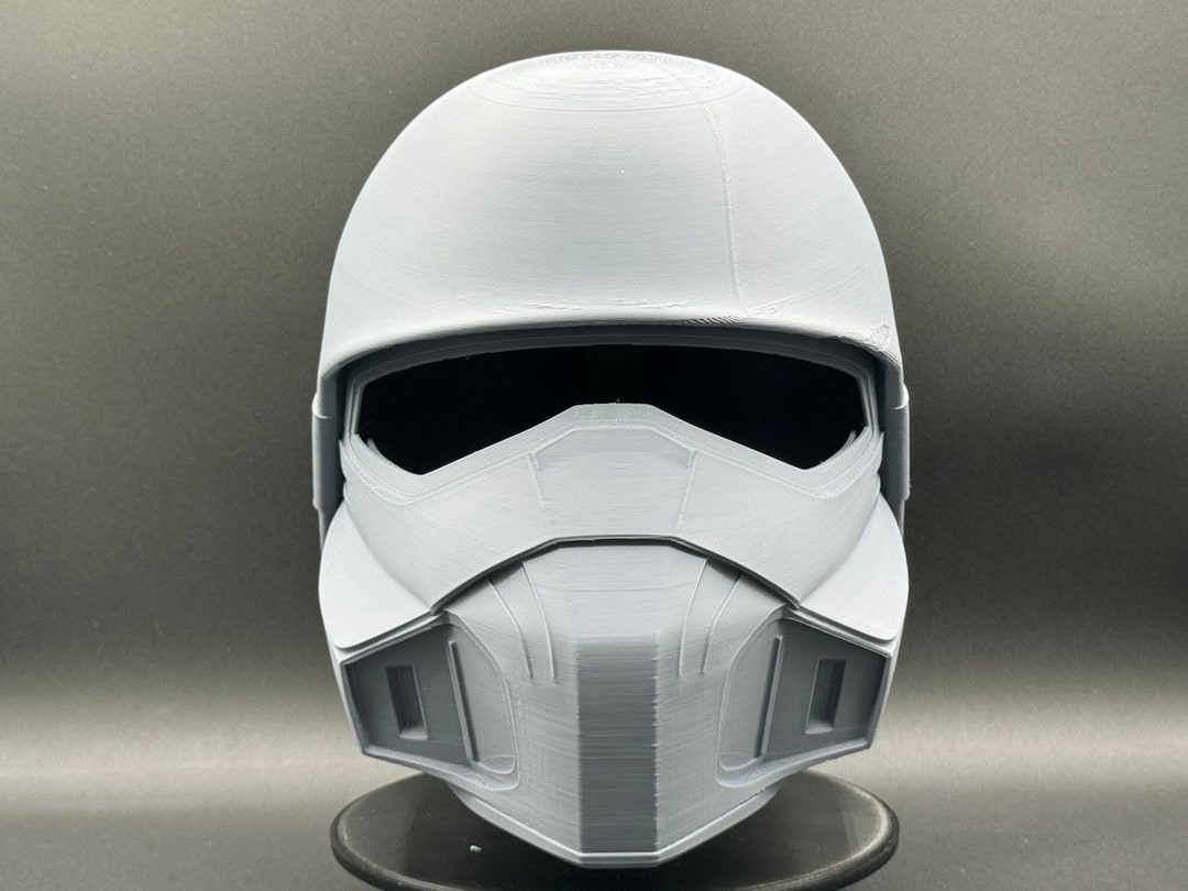 Helldivers 2 Light Gunner Inspired Helmet Cosplay 3D Printed Raw DIY ...