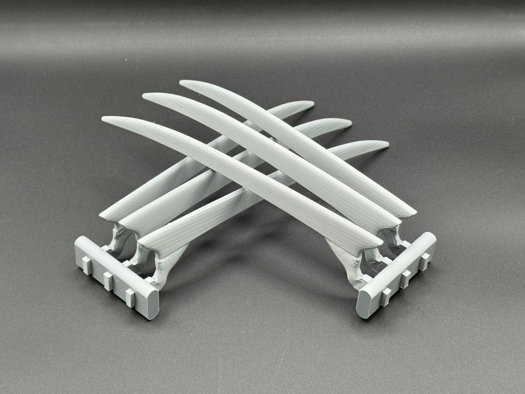 Wolverine Claws Cosplay 3D Printed Raw DIY Kit - Etsy