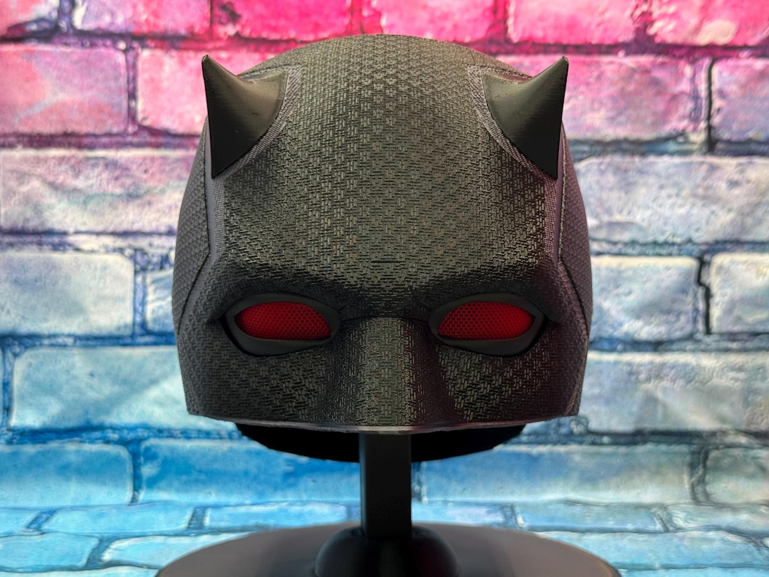 Daredevil Born Again Helmet/mask 3D Printed Cosplay (black Shadowland ...