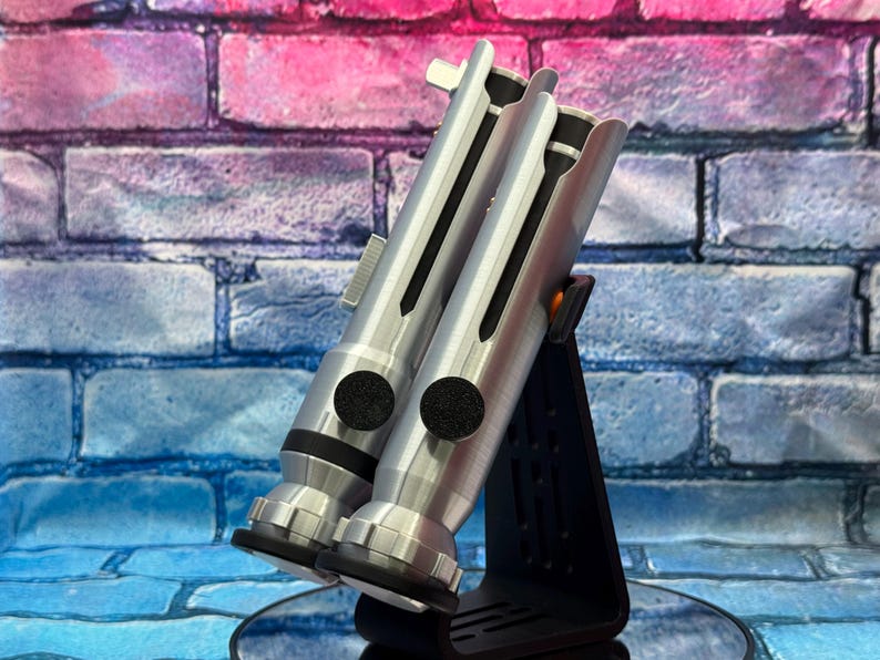 Ahsoka Tano Inspired Lightsabers Cosplay Prop W/ Collapsible Blade (3D ...