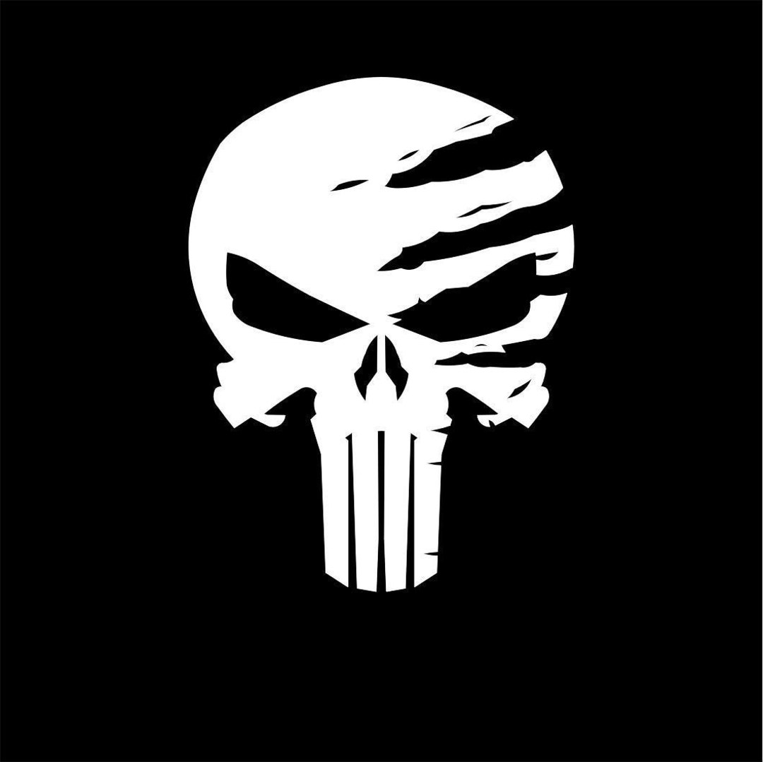 Punisher Skull Variation #5 Digital Download Files SVG DXF PDF - Etsy
