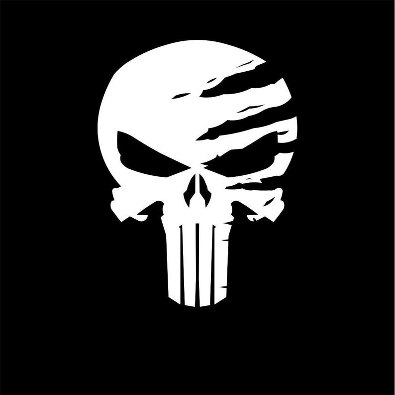 Punisher Skull Variation #5 Digital Download Files SVG DXF PDF - Etsy