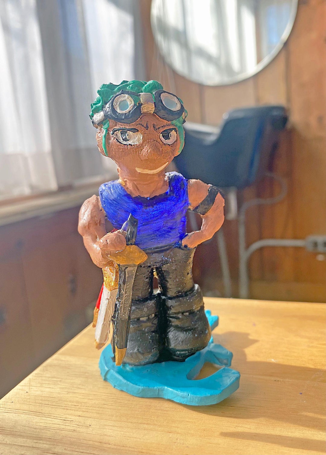 Handmade Zoro Figurine: One Piece Inspired Figure - Etsy